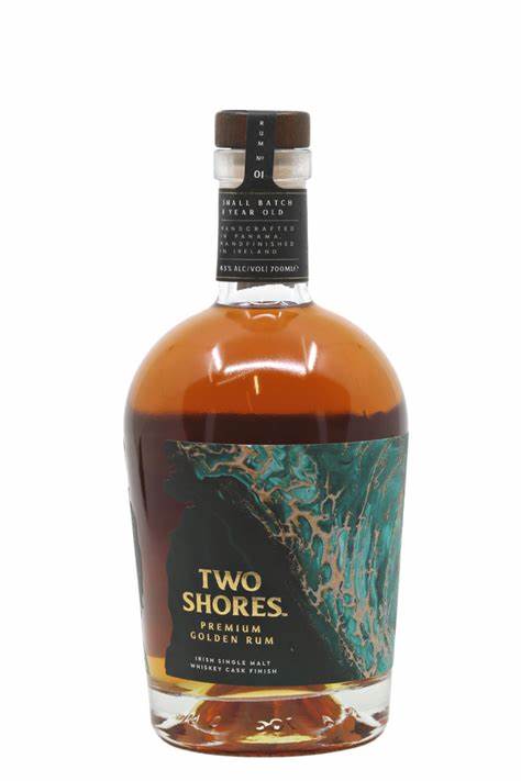 Two Shores Rum Irish Whiskey Finish 70cl–The Corkscrew Wine Merchants